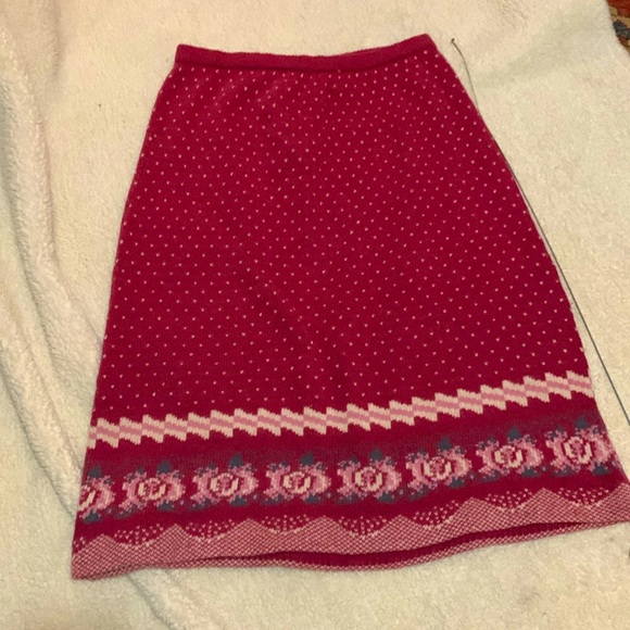 Skirts | Vintage Jeanne Pierre Lambs Wool Angora Knit Mid Length Skirt ...